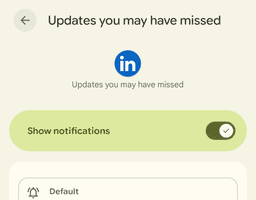 Turning Off LinkedIn's "Missed Notification" Alert - Paul Conroy