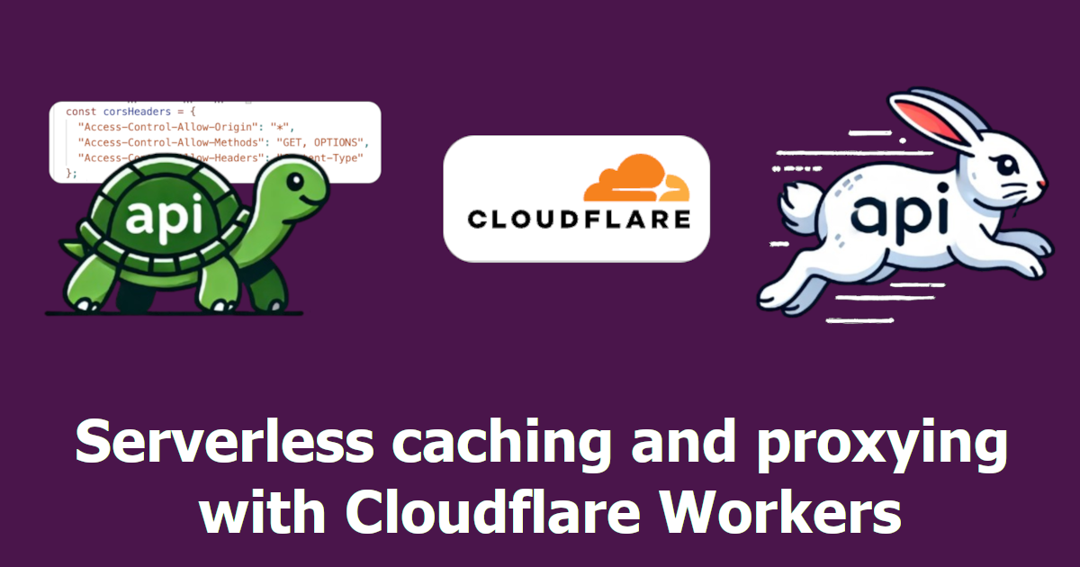 Serverless Caching And Proxying With Cloudflare Workers Paul Conroy
